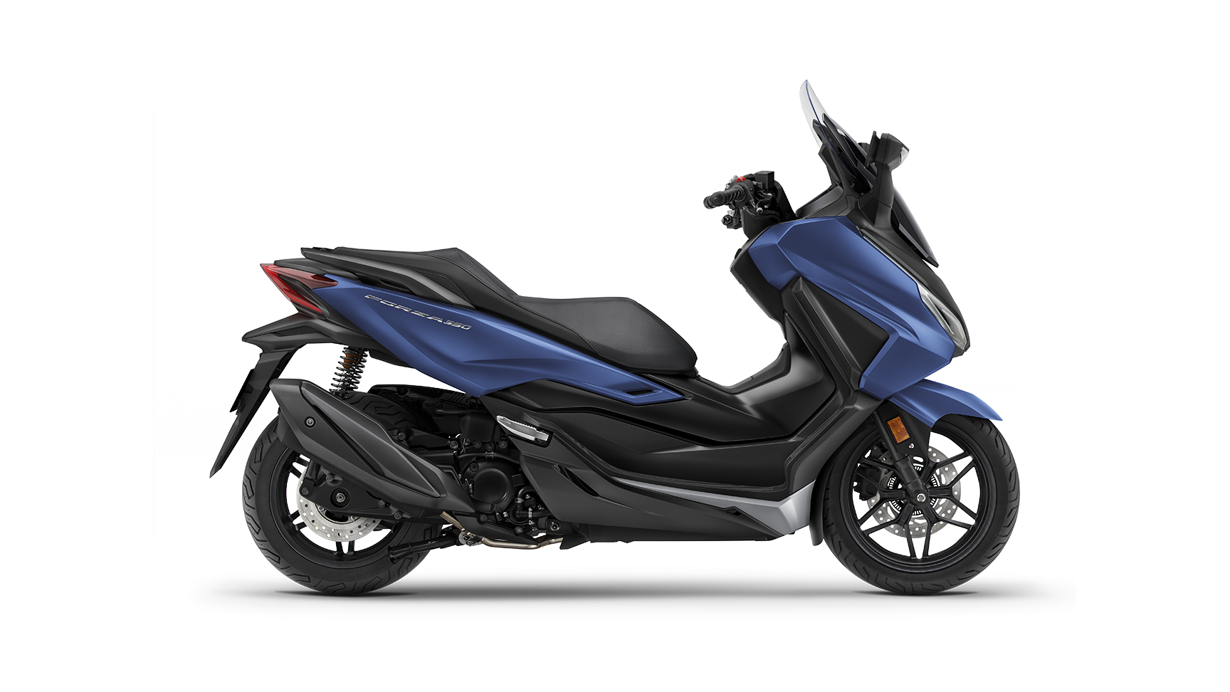 24YM_Forza_350_Studio_MAT_PEARL_PACIFIC_BLUE_PB397_RHS - Colwyn Bay Honda